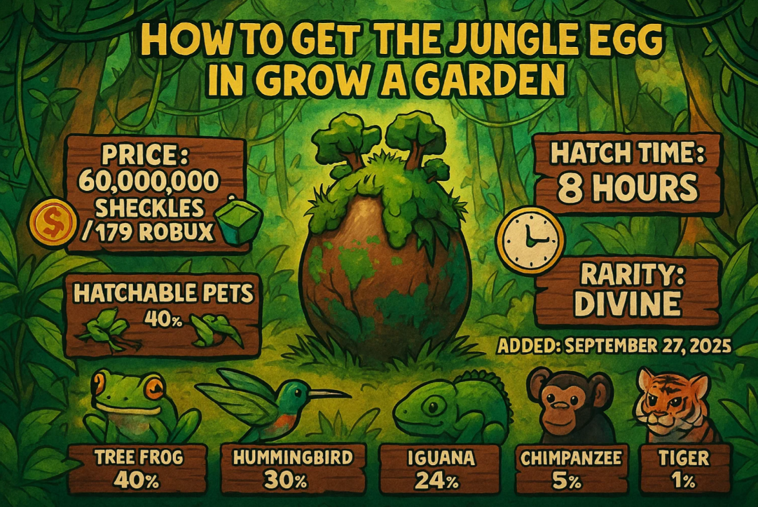 How to Get Jungle Egg in Grow a Garden – runescape4guide